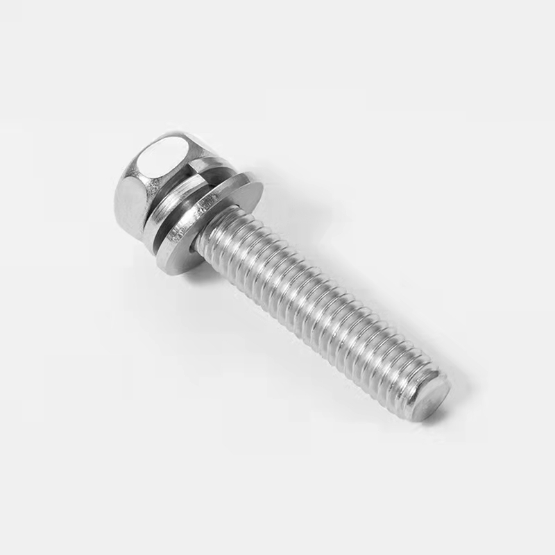 China Combined Bolt / Phillips Hex Head Bolt with Nut and Washer ...
